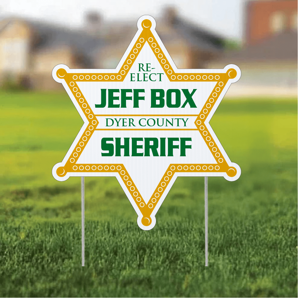 Custom Sheriff Star Shaped Sign | Cheap & Fast – VictoryStore.com