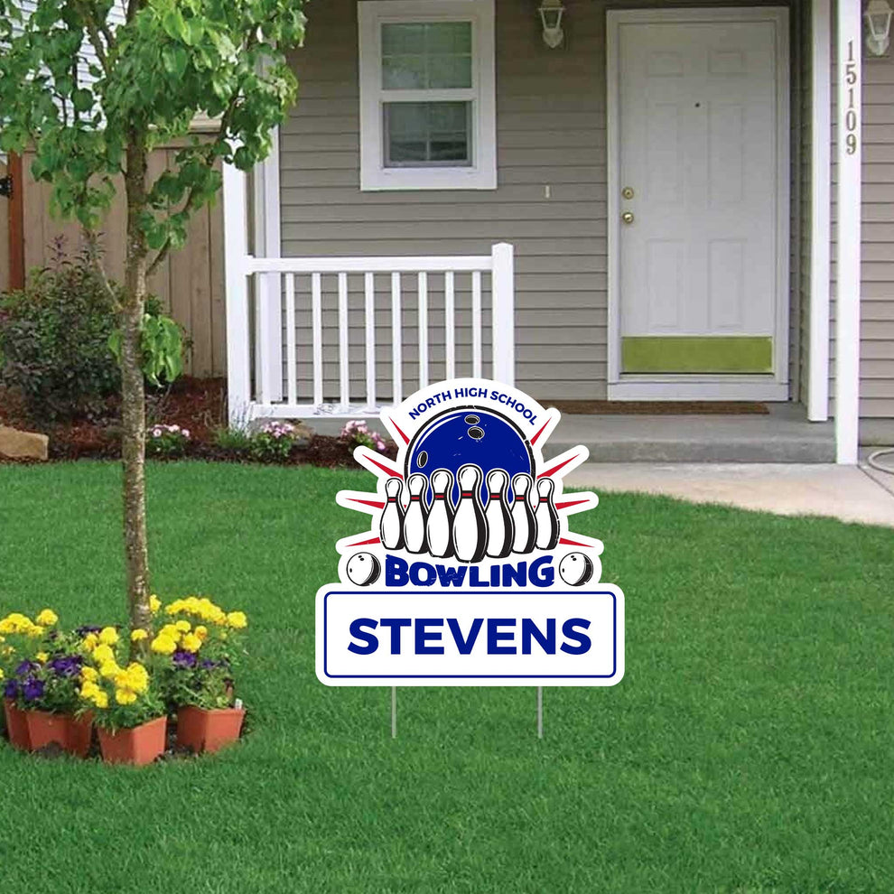 Custom Bowling Team Yard Sign 22-Inches – VictoryStore.com