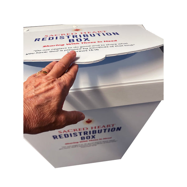 22.3 Gallon - Custom Disposable Plastic Trash Can - Donation Bin ...