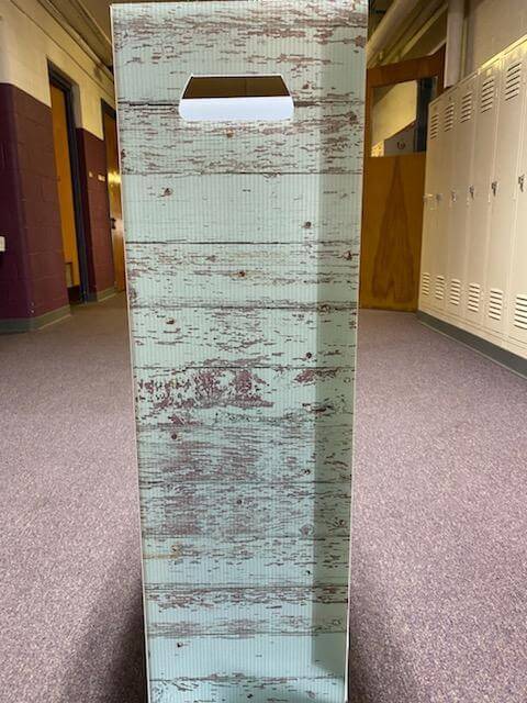 22.3 Gallon- Full Color - Custom Disposable Trash Can - Donation Bin ...