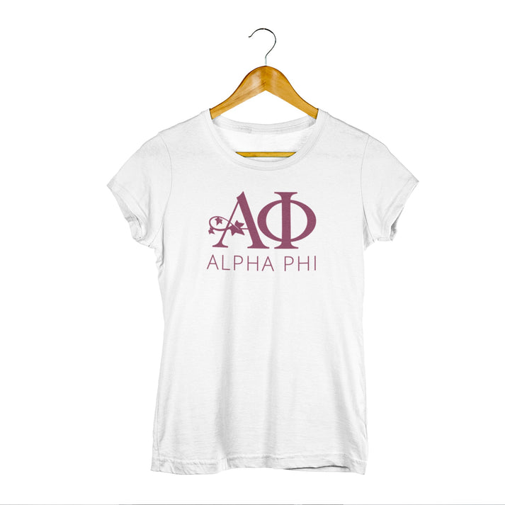 Alpha Phi Short Sleeve T-shirt | VictoryStore – VictoryStore.com