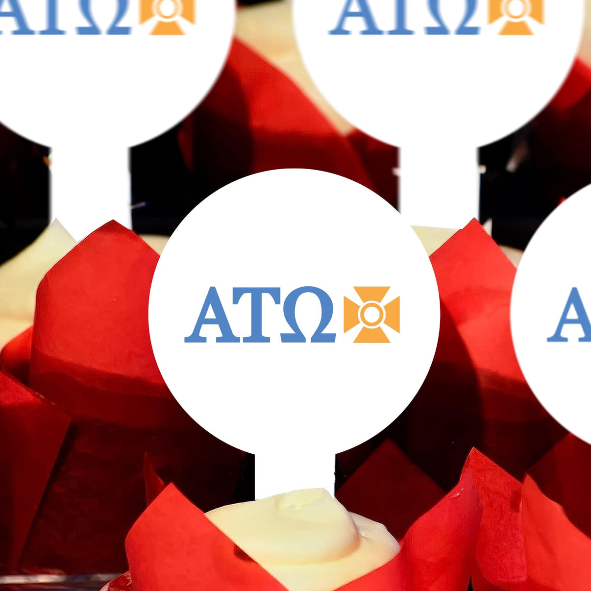 Alpha Tau Omega Cupcake Toppers – VictoryStore.com