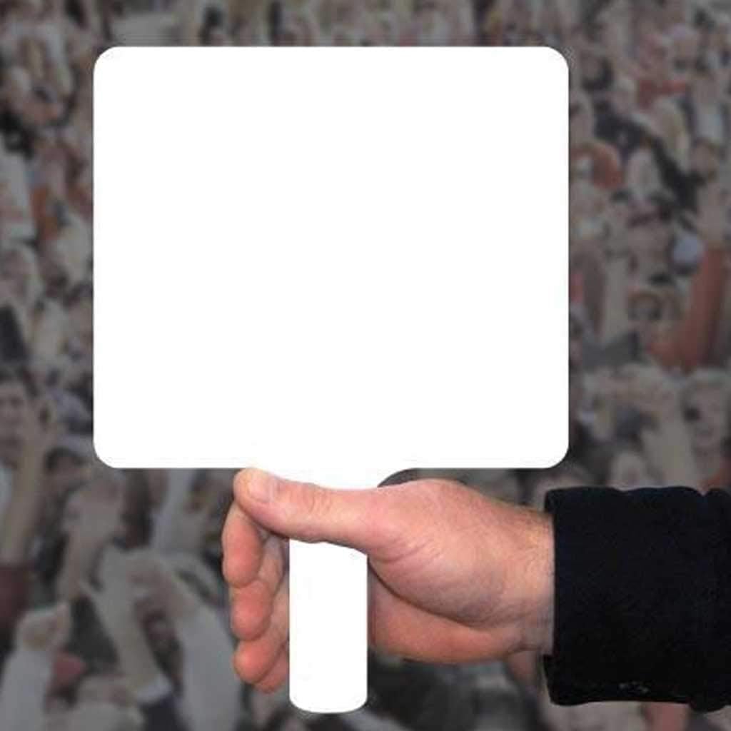 Blank Church Fans – 4mm Corrugated Plastic Hand Fans | 10.5"X8 ...