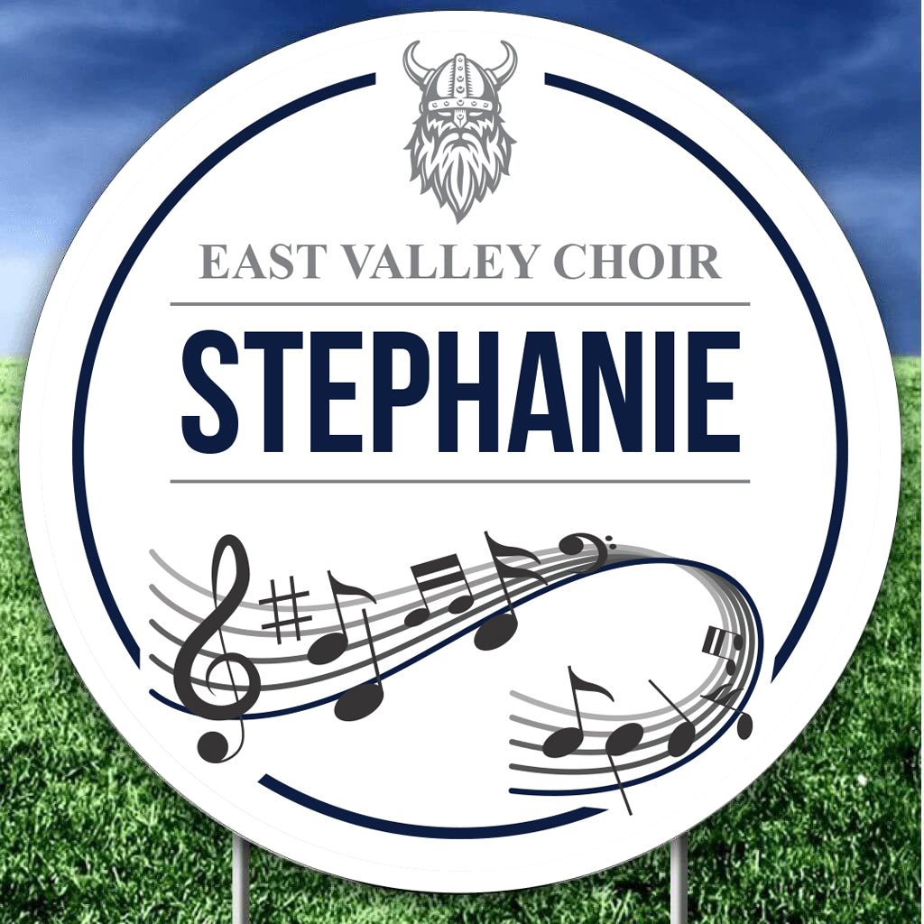 Custom 22" Round Choir Team Yard Sign – VictoryStore.com