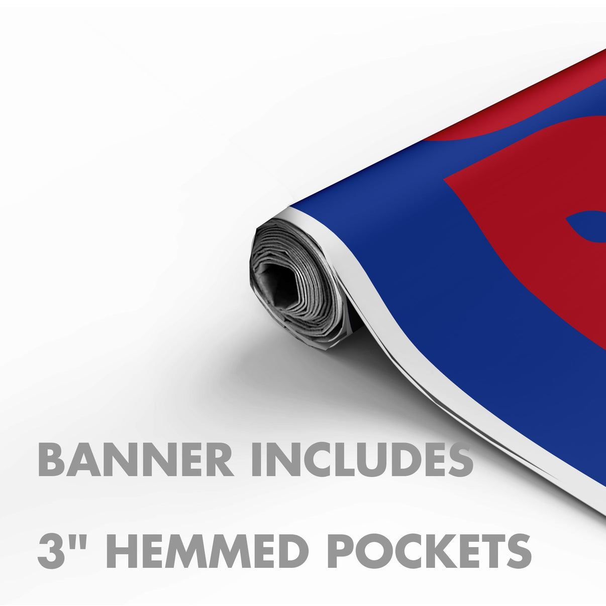 Custom 3' x 8' Parade Banner | Full-Color Vinyl with Hemmed Pockets ...