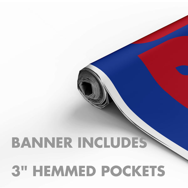 Custom 3' x 8' Parade Banner | Full-Color Vinyl with Hemmed Pockets ...