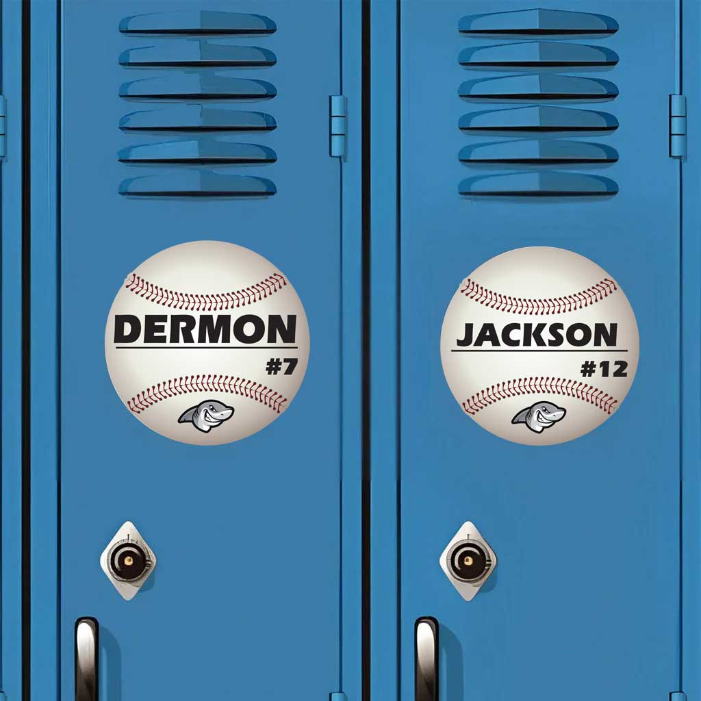 Custom Round Baseball Locker Magnet – VictoryStore.com