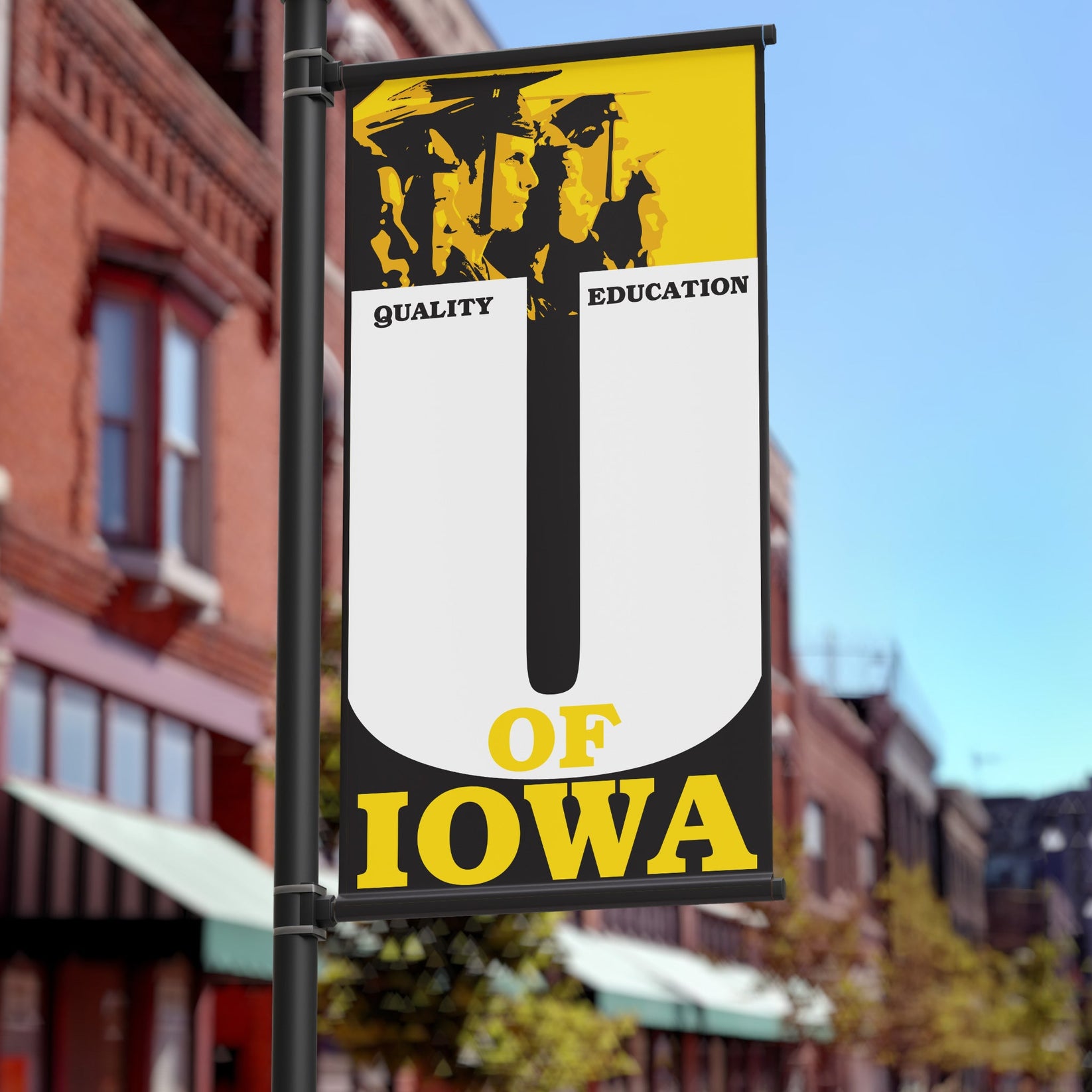 Custom Campus Pole Banner - Graduates Style – VictoryStore.com