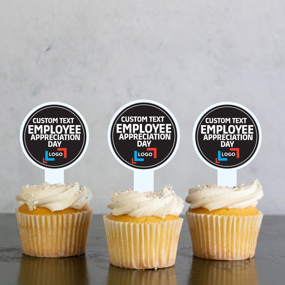 Custom Employee Appreciation Cupcake Toppers – VictoryStore.com