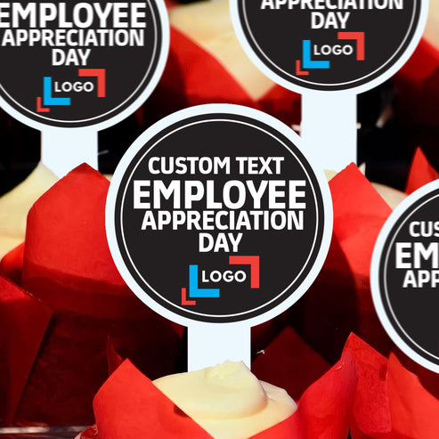 Custom Employee Appreciation Cupcake Toppers – VictoryStore.com