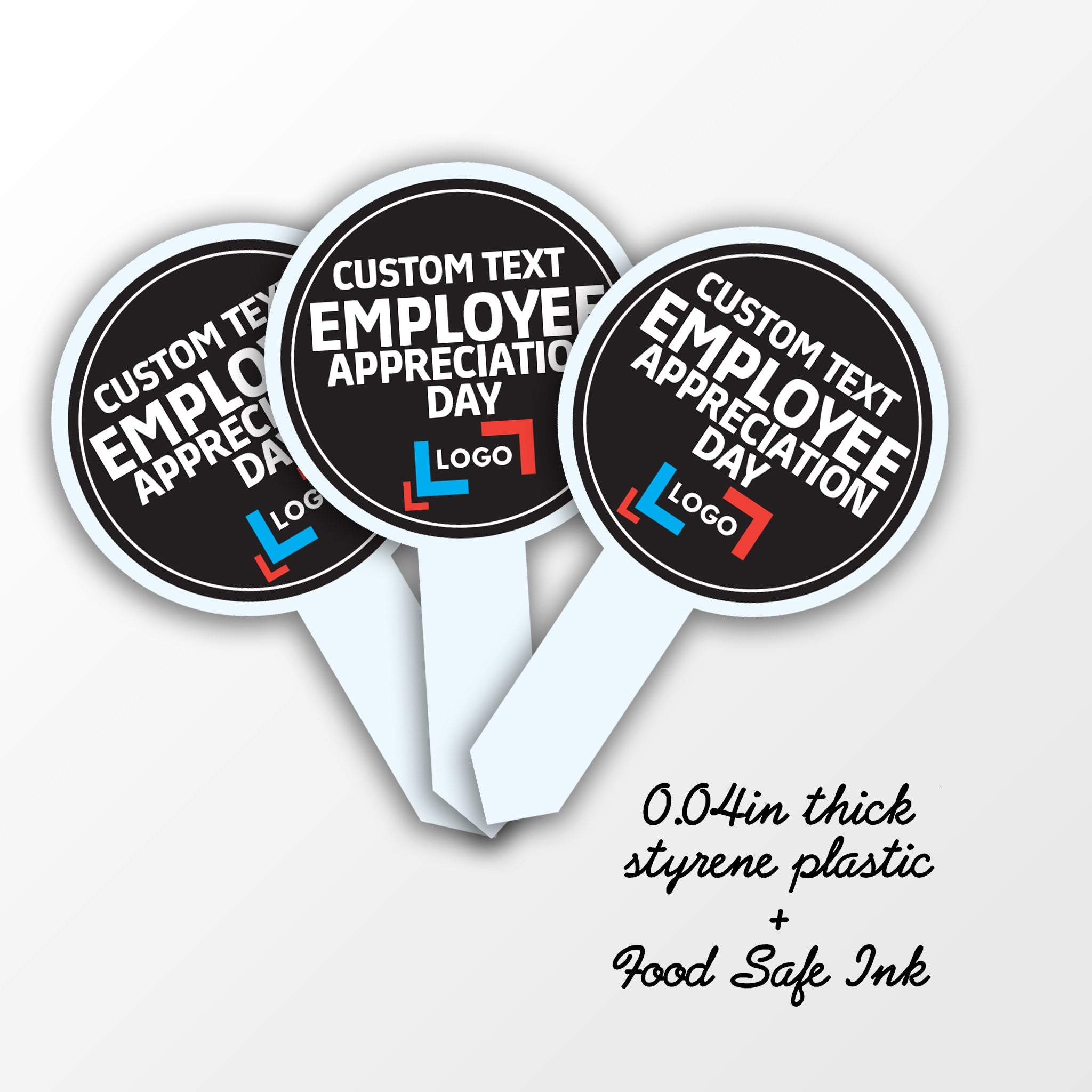 Custom Employee Appreciation Cupcake Toppers – VictoryStore.com