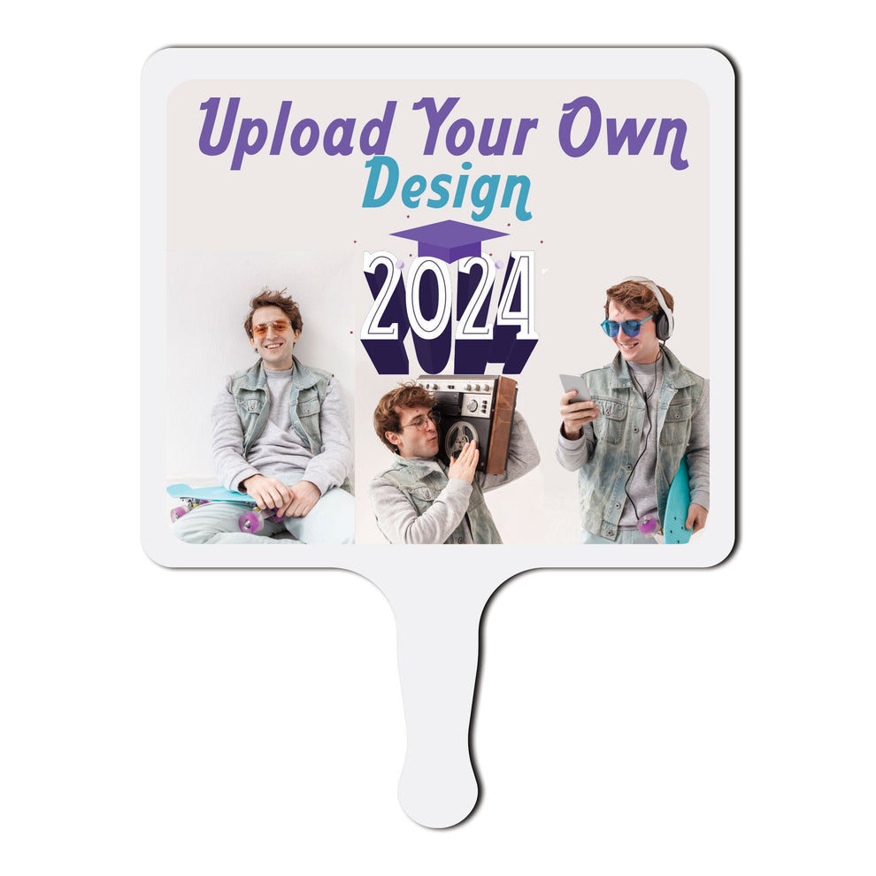 CUSTOM Hand Held Fans | 8" x 10.5 – VictoryStore.com