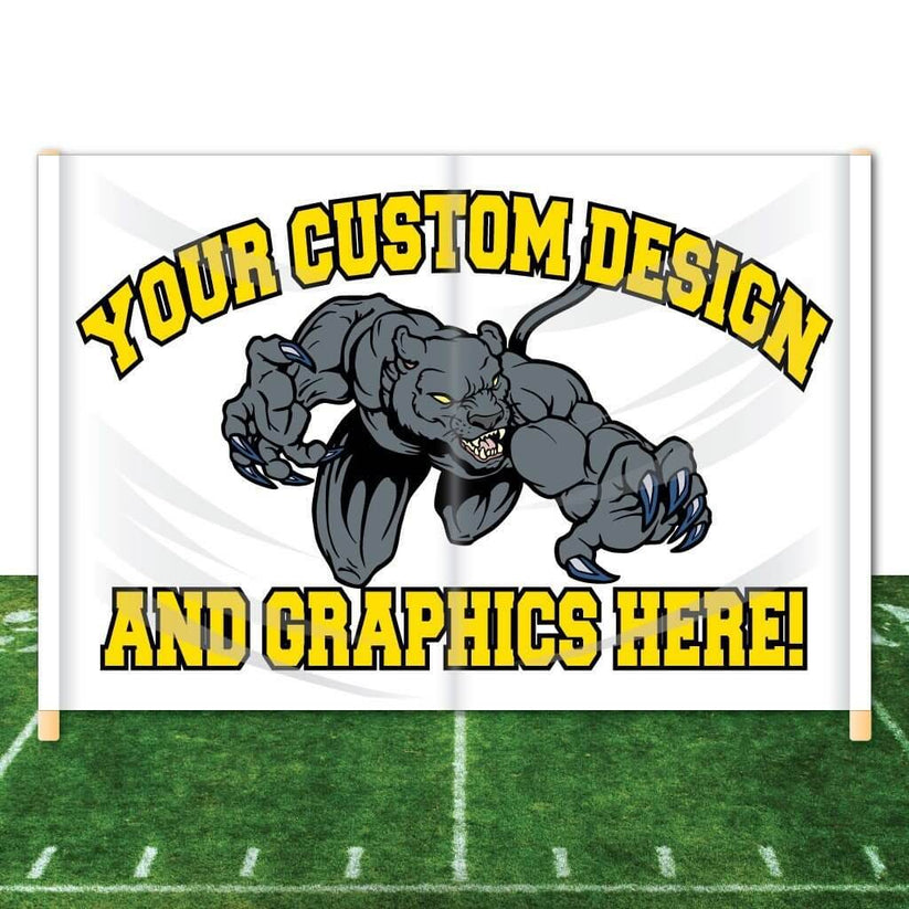 Custom Reusable Breakaway Football Sports Banner | 8' x 12 ...