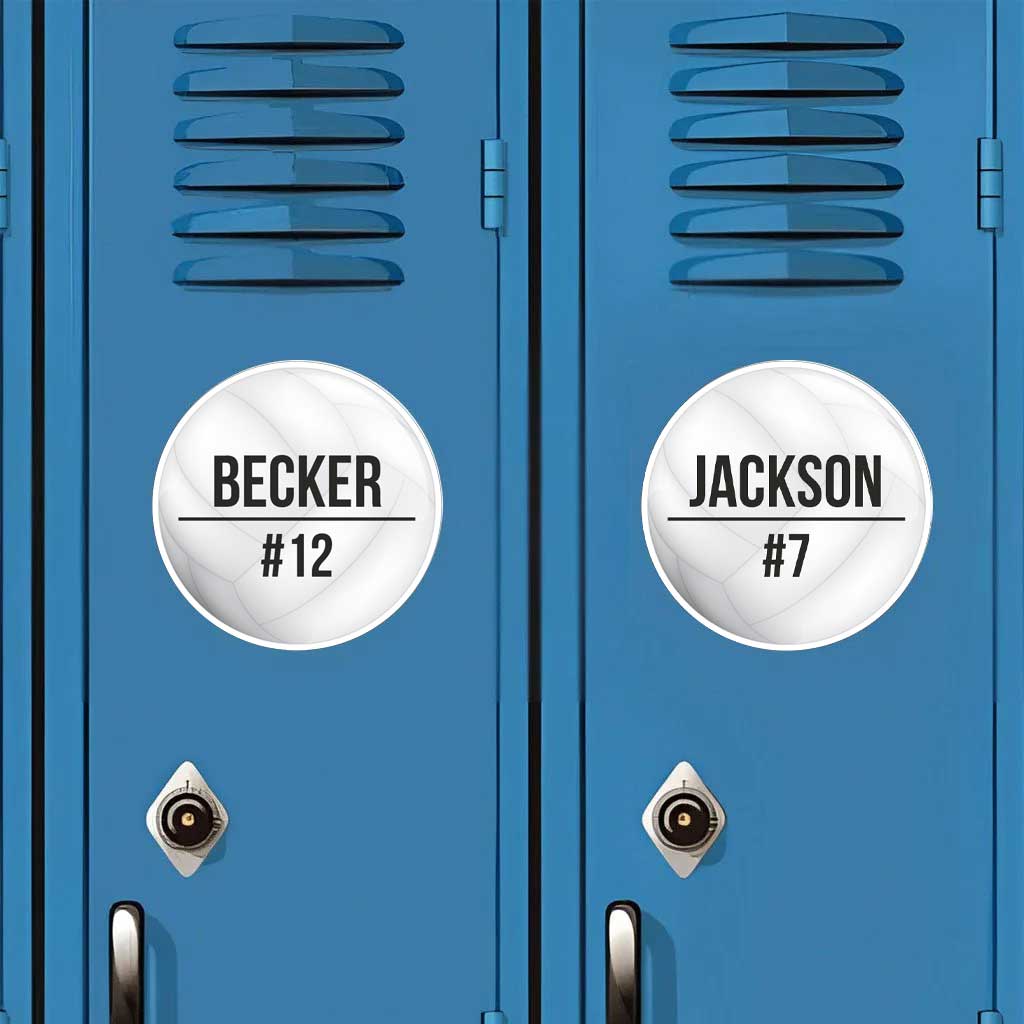 Custom Round Volleyball Locker Magnet – VictoryStore.com