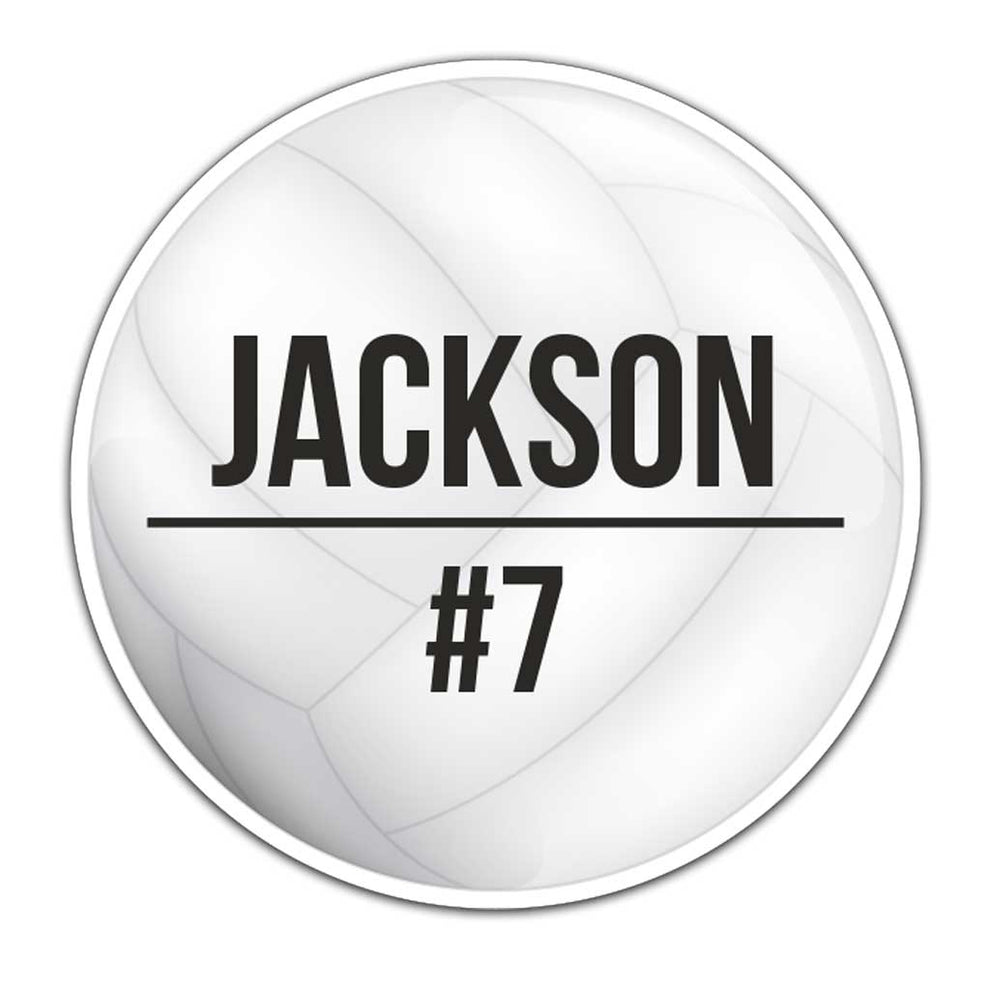 Custom Round Volleyball Locker Magnet – VictoryStore.com