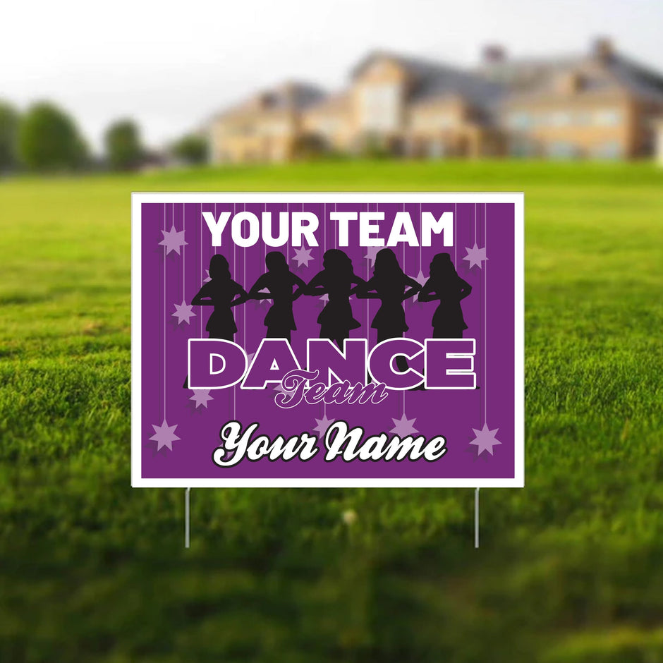 Custom Team Yard Signs | Personalize with Player and Team Names ...