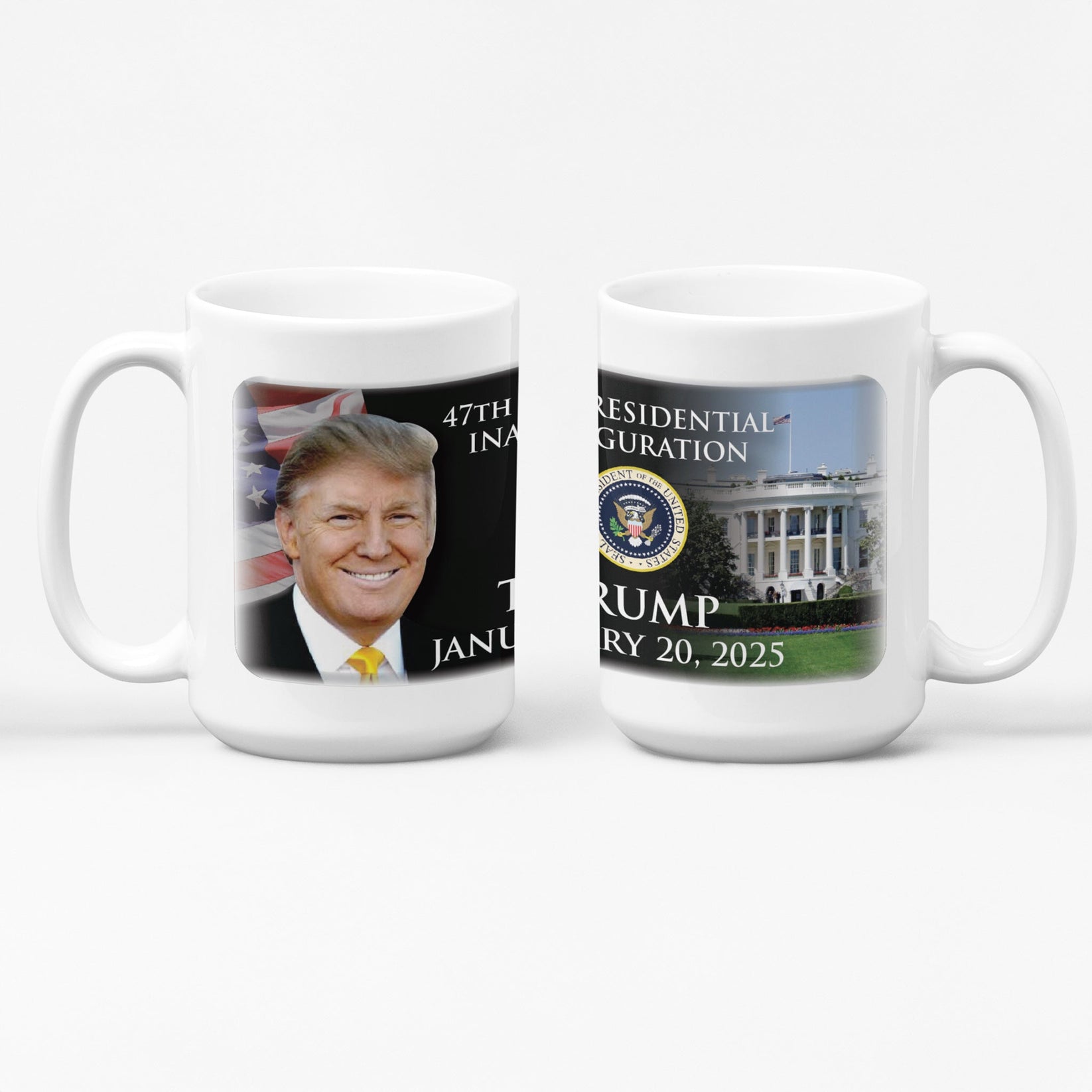 Donald Trump Coffee Mug 47th Presidential Inauguration – VictoryStore.com