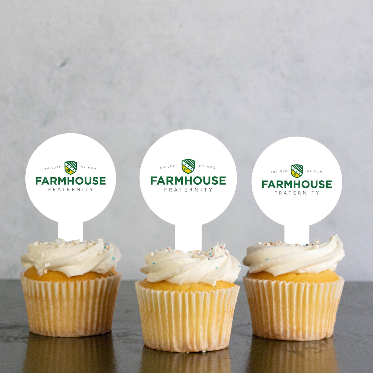 Farmhouse Fraternity Cupcake Toppers – VictoryStore.com