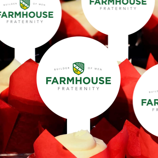 Farmhouse Fraternity Cupcake Toppers – VictoryStore.com