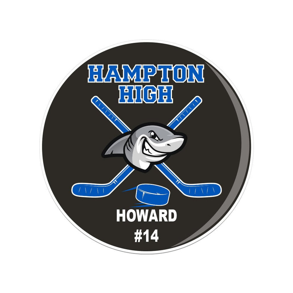 Hockey Puck Locker Round Magnets – VictoryStore.com