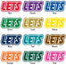 Let's Go Color Cheerleader Cut Out Words – VictoryStore.com