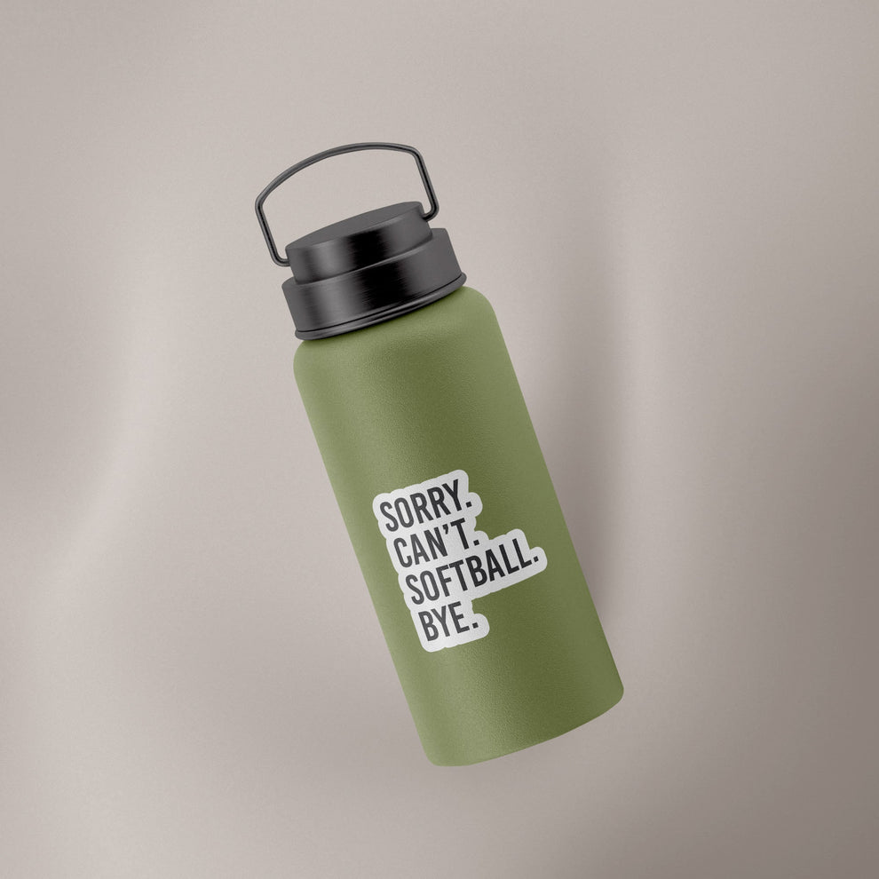 Sorry Can't Softball Bye Decal – VictoryStore.com
