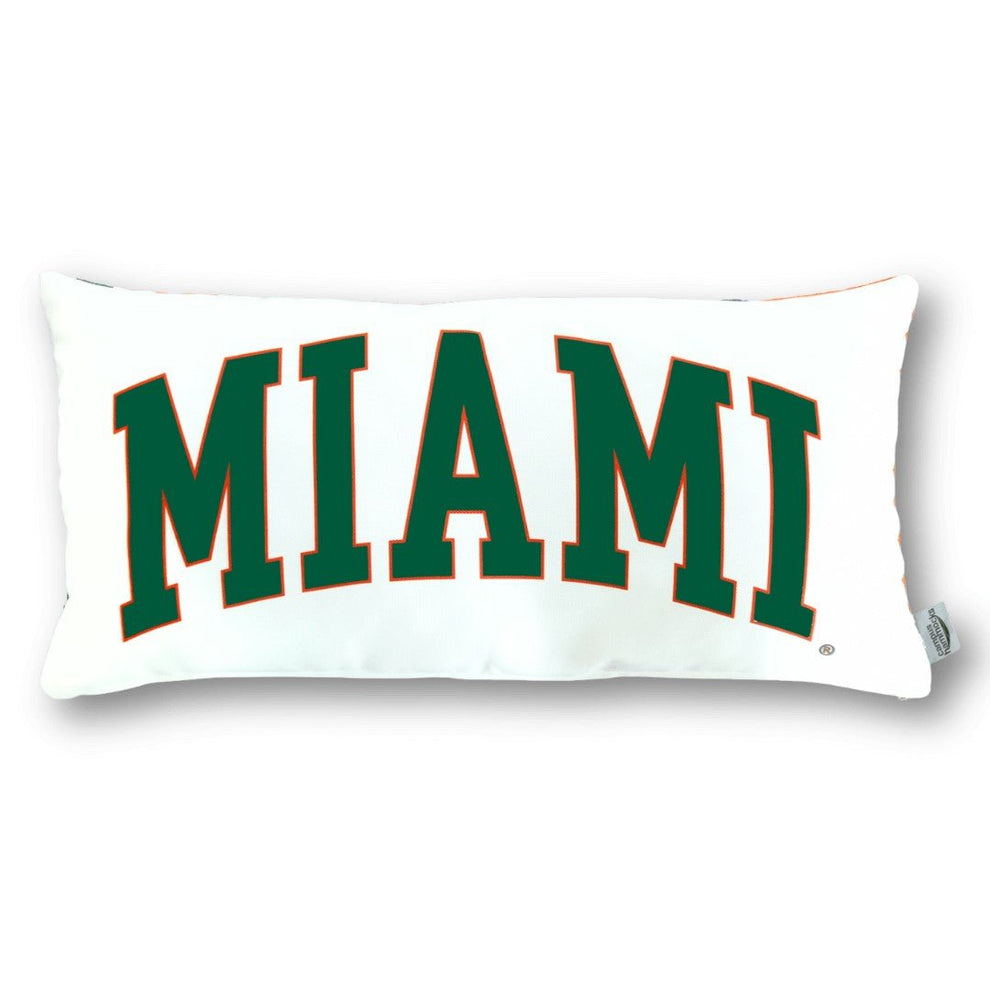 University of Miami Hurricanes Lumbar Pillow Cover – VictoryStore.com