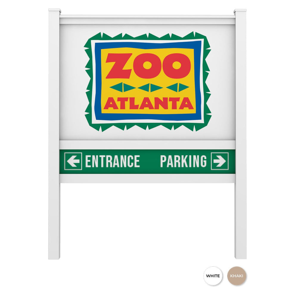 Vinyl Multi-Panel Frame with Custom Caps & 4" Posts – VictoryStore.com
