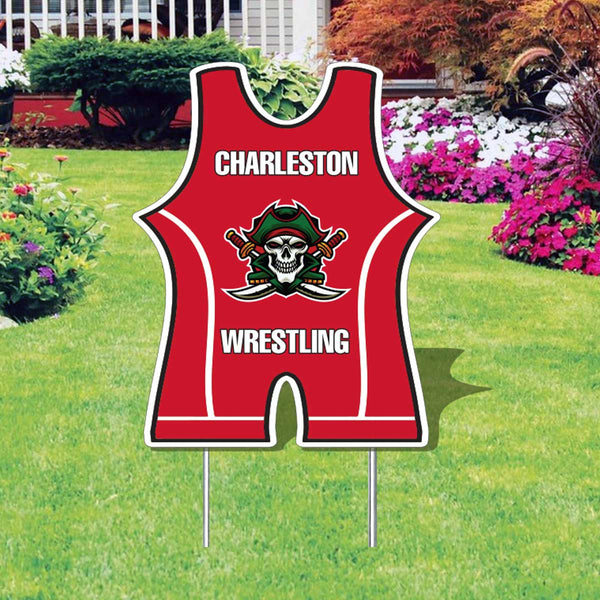 Custom Wrestling Singlet Yard Signs | Sports Team Signs – VictoryStore.com