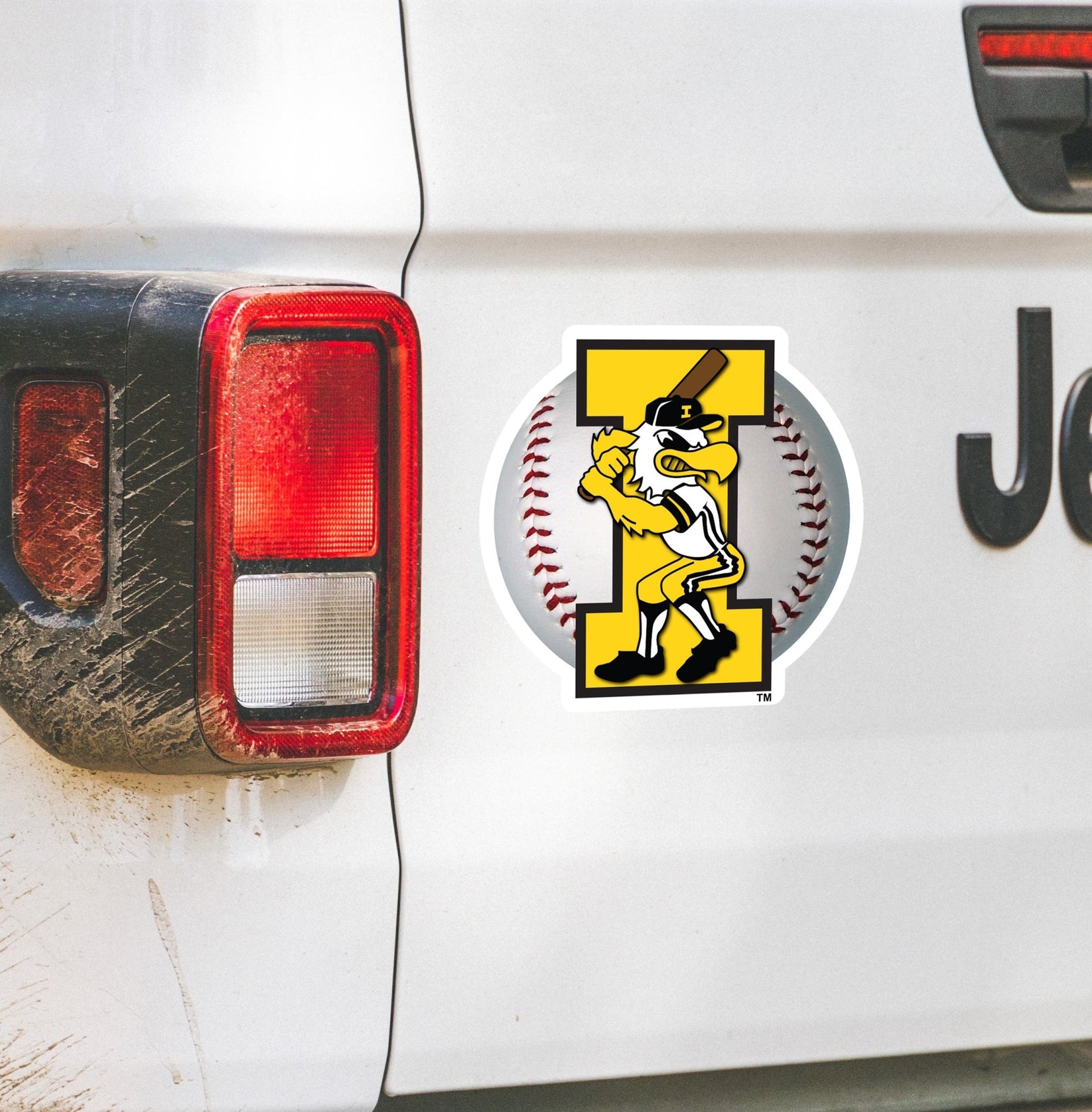 Iowa Hawkeye Herky Baseball Car Magnet | VictoryStore – VictoryStore.com