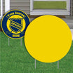 22" Round Corrugated Plastic Yard Sign Blank | Wholesale Pricing ...