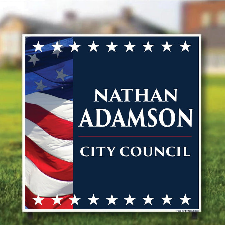 Custom Political Campaign Yard Signs | Cheap & Fast – VictoryStore.com