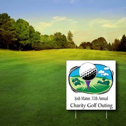 Custom Golf Yard Signs | 2'x2' | VictoryStore – VictoryStore.com