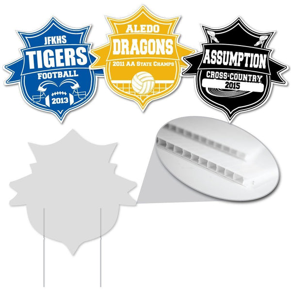 Shield with Ribbon Shaped Sign | VictoryStore – VictoryStore.com