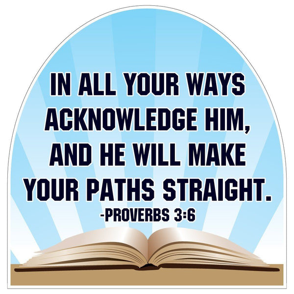 Proverbs 3:6 Shaped Yard Sign | VictoryStore – VictoryStore.com