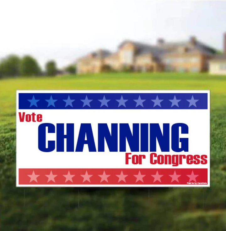 Custom Political Campaign Yard Signs | Cheap & Fast – VictoryStore.com
