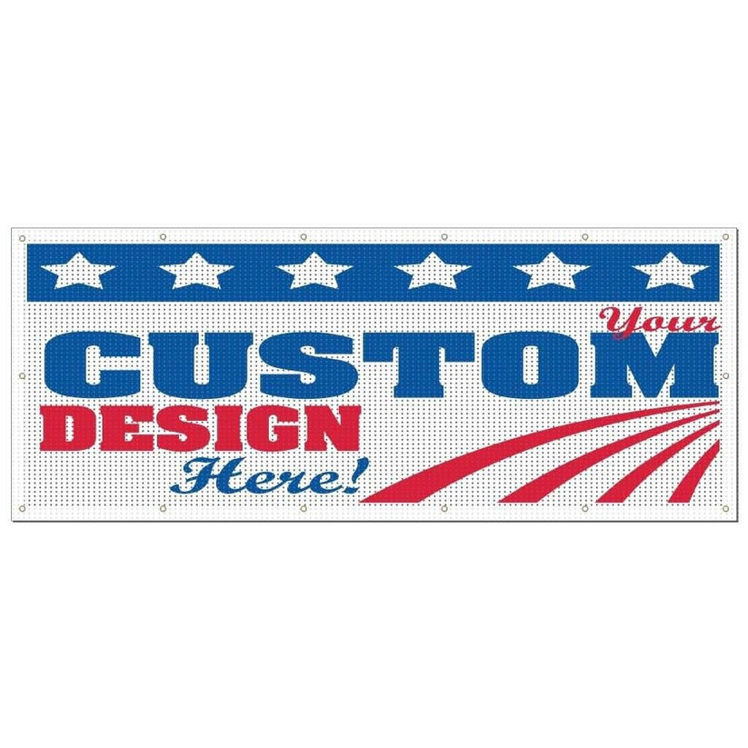 Custom 2'x5' Mesh Vinyl Banner | Outdoor Use – VictoryStore.com