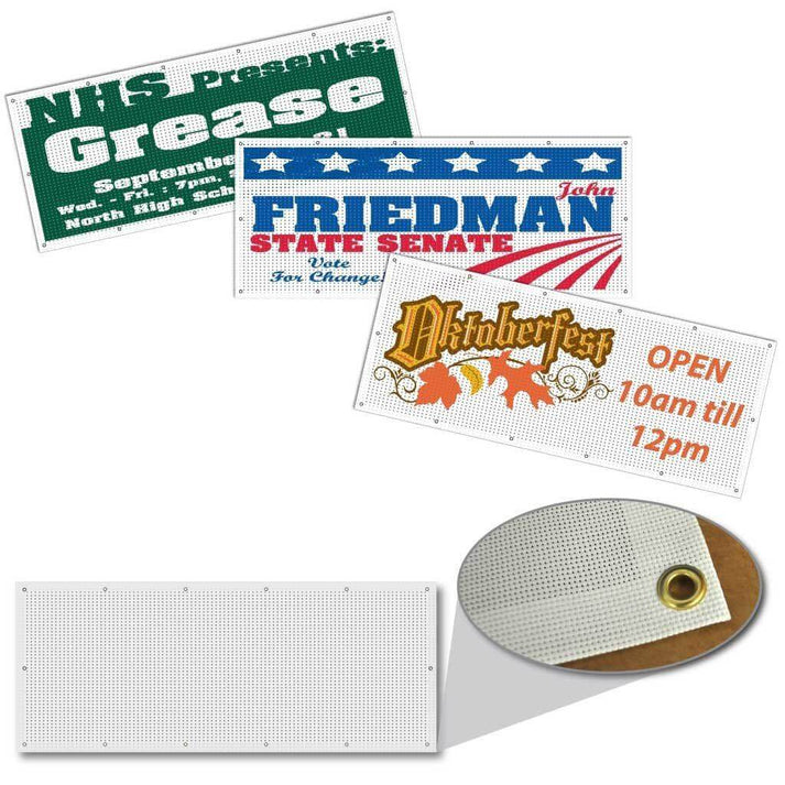 Custom 2'x5' Mesh Vinyl Banner | Outdoor Use – VictoryStore.com