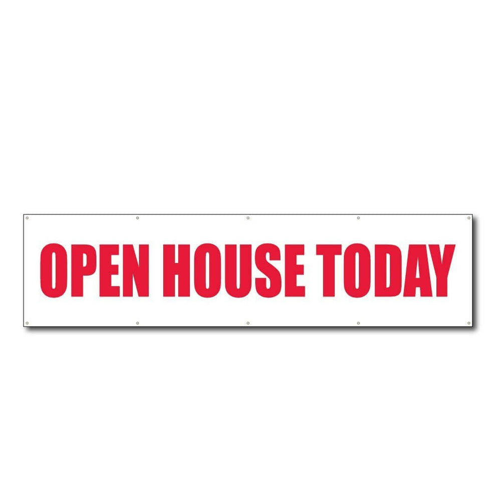 Open House Today Banner | Realtor Signs | VictoryStore.com