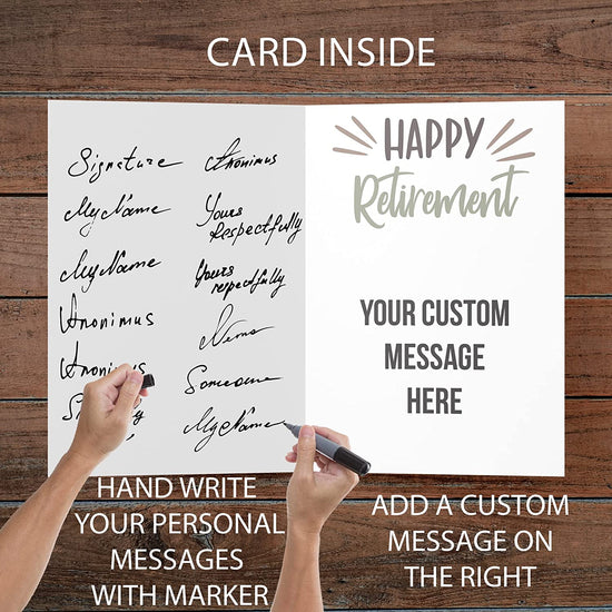 3' Custom Military Retirement Card | VictoryStore – VictoryStore.com