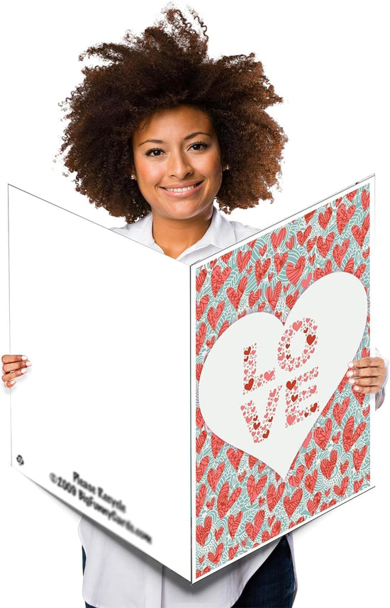 Giant Valentine's Greeting Card | Love You | VictoryStore ...