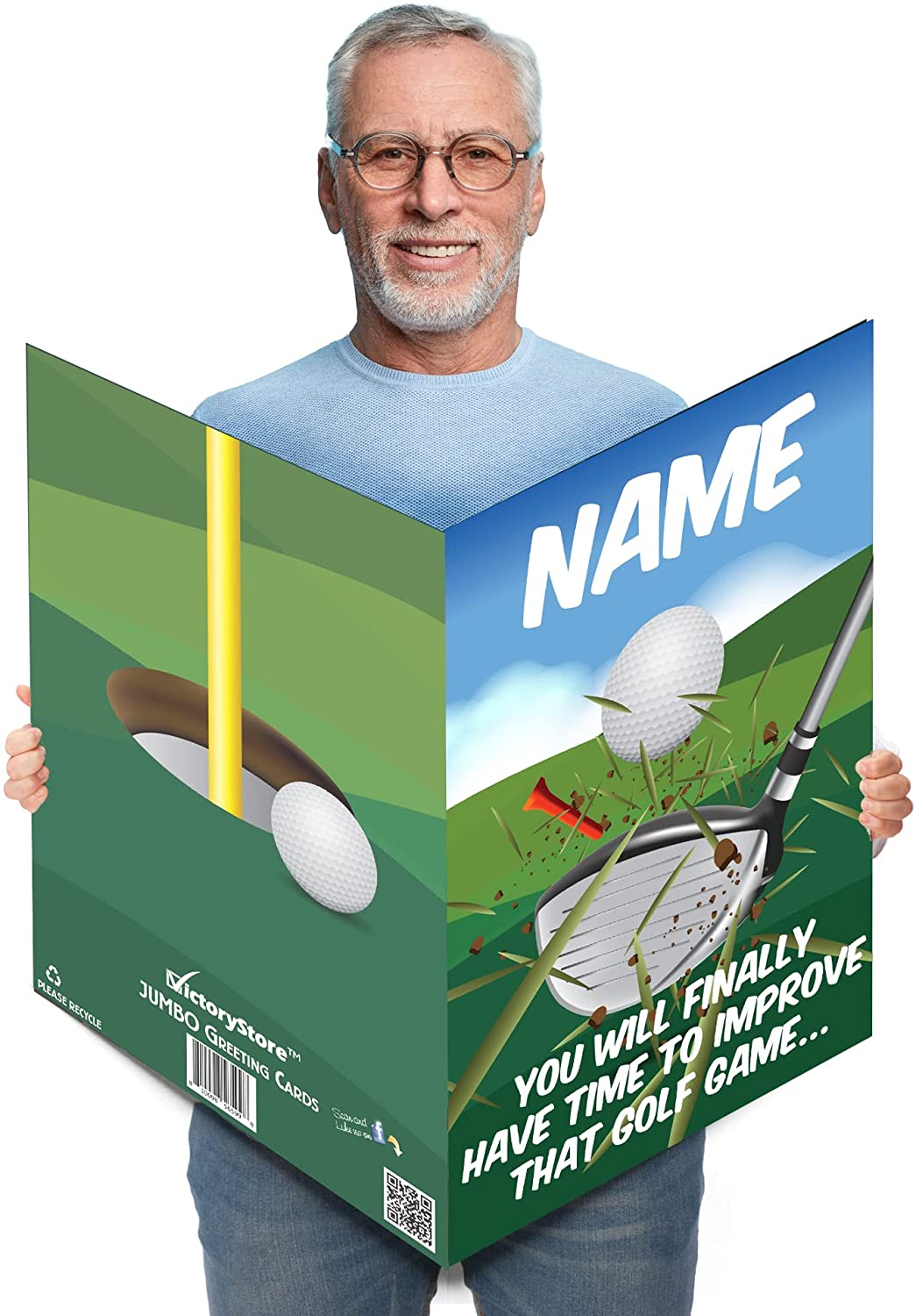 3' Jumbo Golfers Retirement Card | VictoryStore – VictoryStore.com
