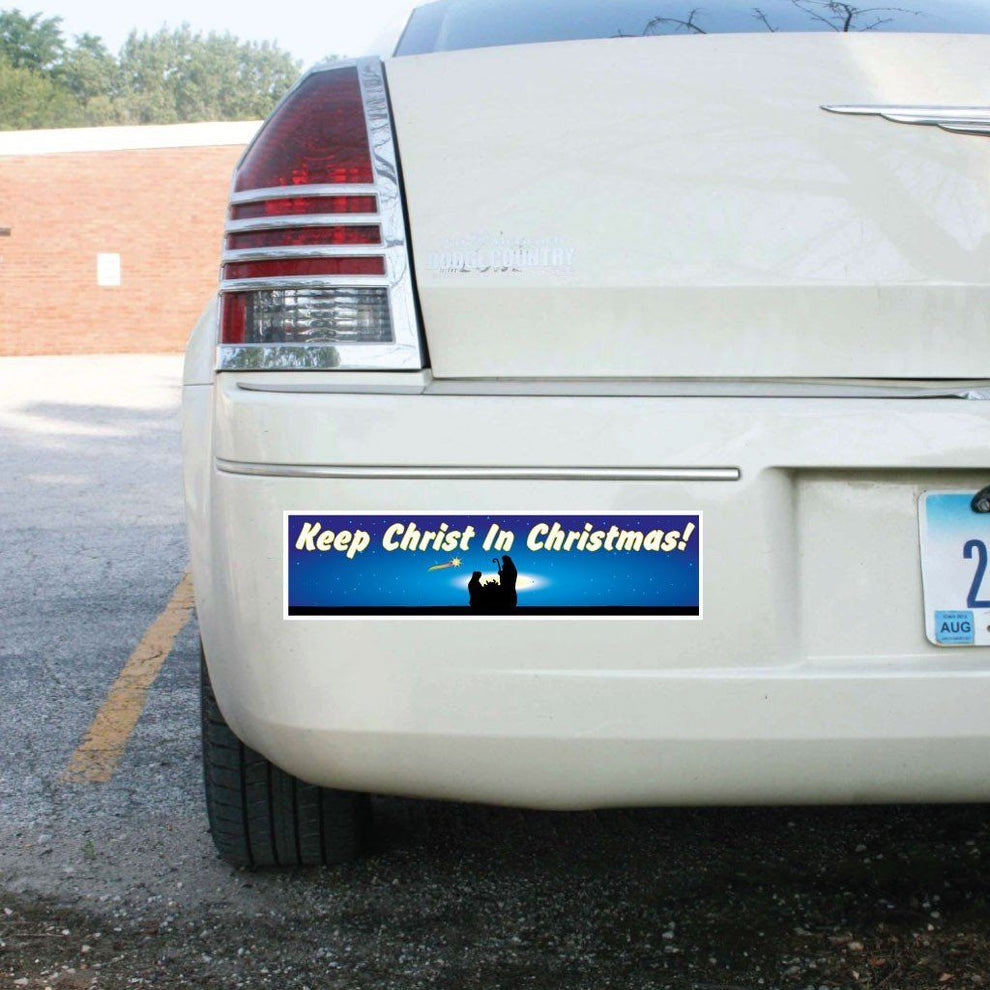 Keep Christ in Christmas Bumper Magnet | Nativity Scene – VictoryStore.com