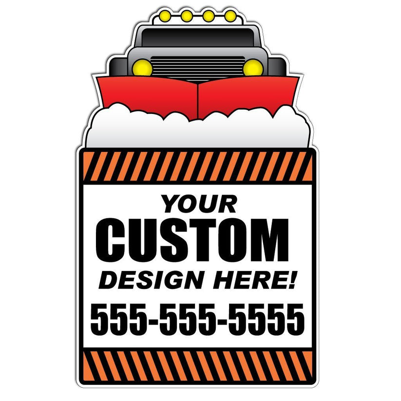 Custom Snow Plow Advertisement Yard Signs – VictoryStore.com
