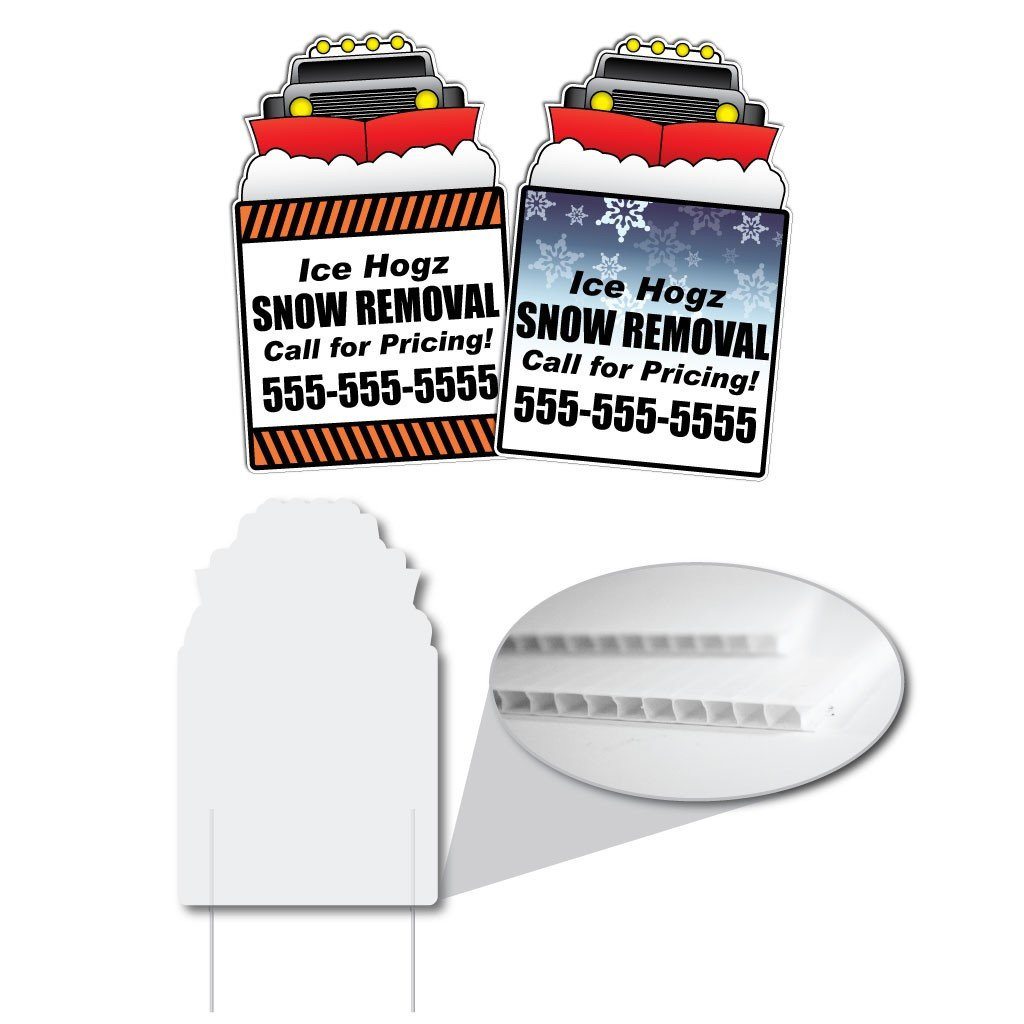 Custom Snow Plow Advertisement Yard Signs – VictoryStore.com