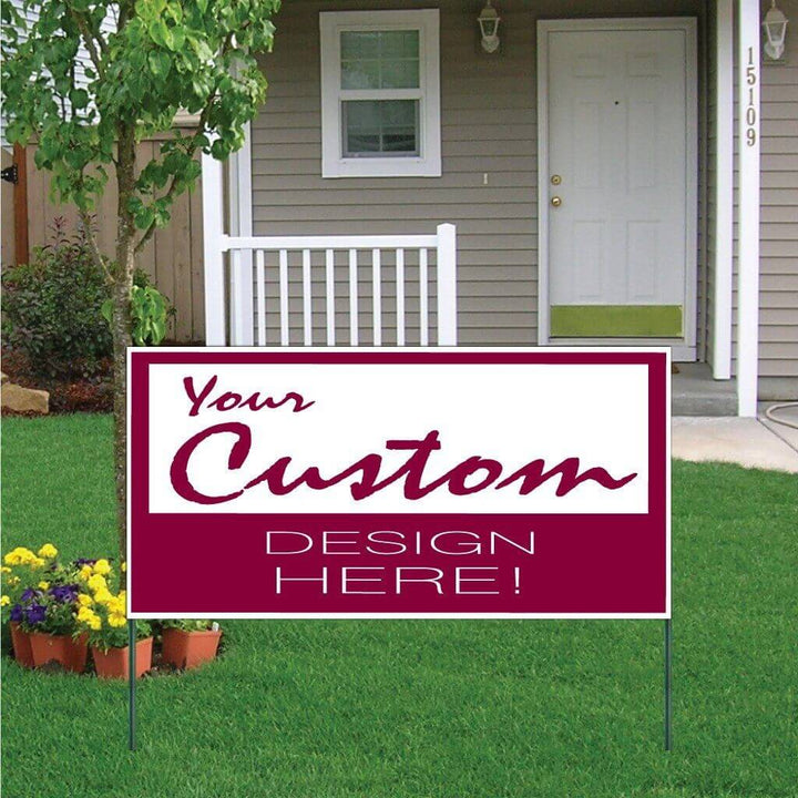 Custom Political Campaign Yard Signs | Cheap & Fast – VictoryStore.com