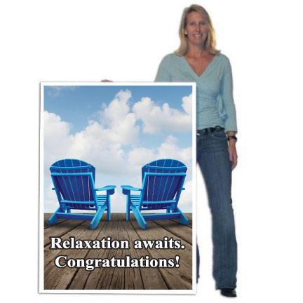 Large Retirement Custom Greeting Card | VictoryStore – VictoryStore.com