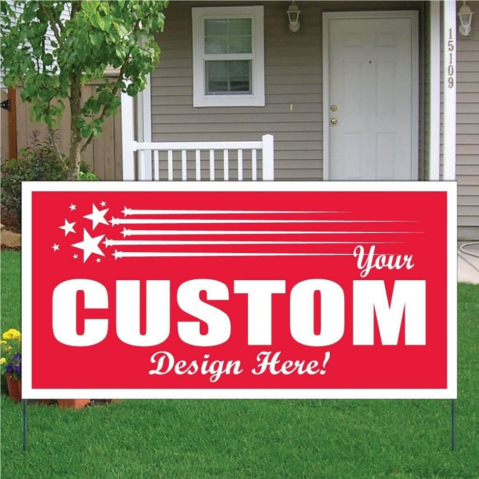 Custom Political Campaign Yard Signs | Cheap & Fast – VictoryStore.com