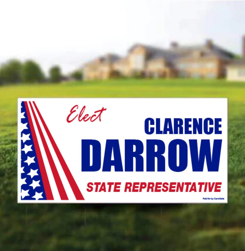 Custom Political Campaign Yard Signs | Cheap & Fast – VictoryStore.com