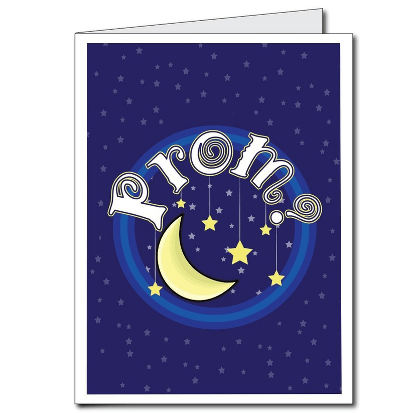 Moon and Stars "Prom?" Giant Promposal Card | VictoryStore ...